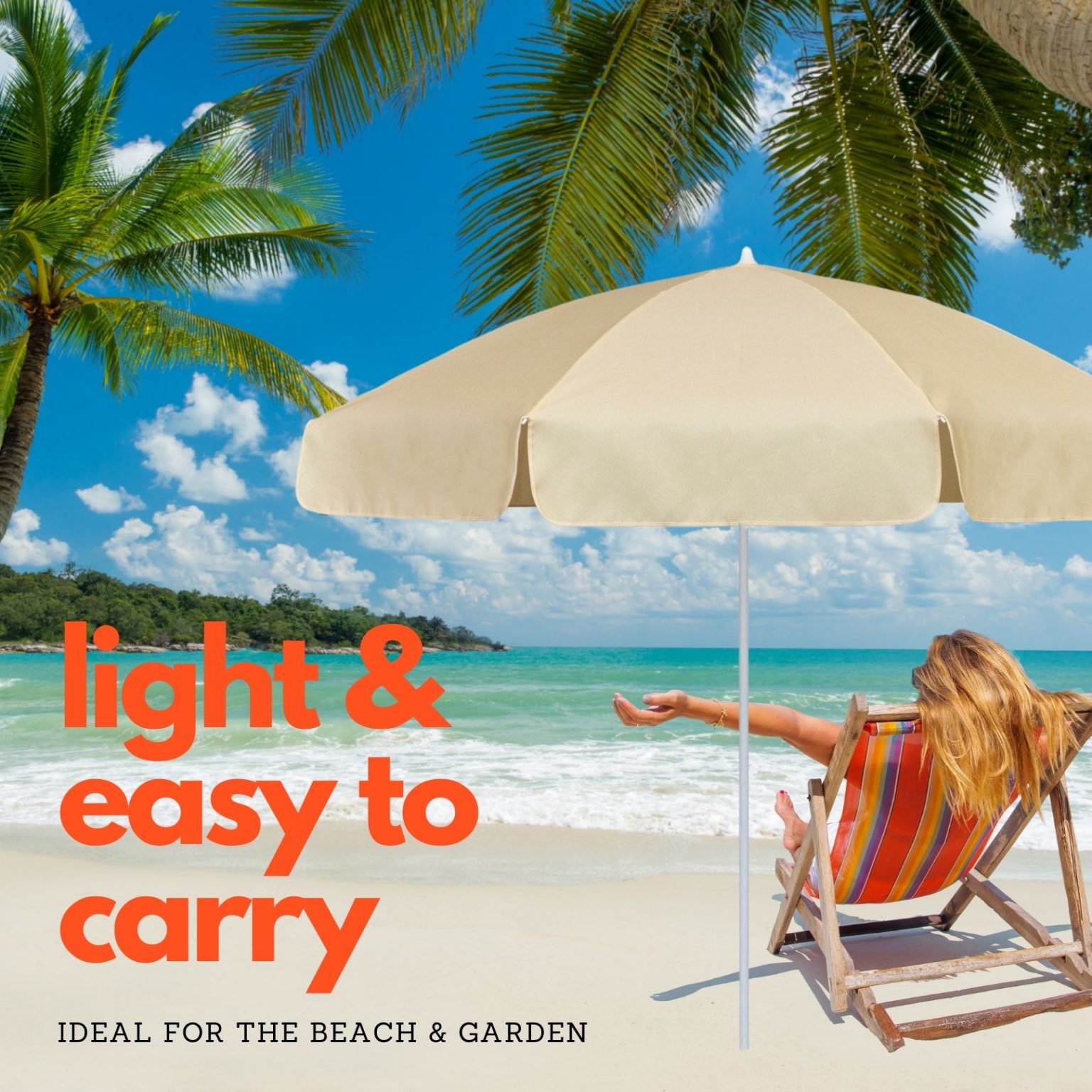 Pub Parasol/Garden Umbrella – 2m diameter – Splash Innovations